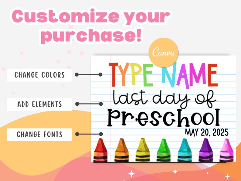 Editable Last Day of School Sign, Editable School Signs, Last Day of ...
