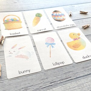 Easter Flashcards for Preschool, Printable Easter Flash Cards ...
