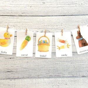 Easter Flashcards for Preschool, Printable Easter Flash Cards ...
