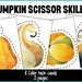 Pumpkin Cutting and Tracing Pages for Preschool Printable - Etsy