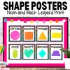 Printable Shape Posters Classroom Decor, White, Classic, Watercolor, 2D ...