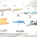 ABC Transportation Flash Cards, Vehicle Flashcards, Alphabet Vehicle ...