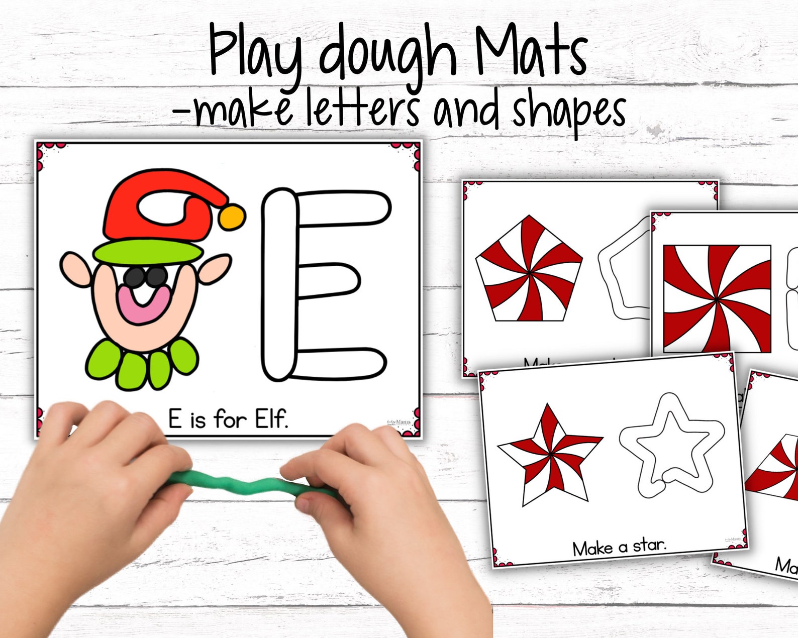 Christmas Activity Printables for Preschool, Kindergarten Printable ...