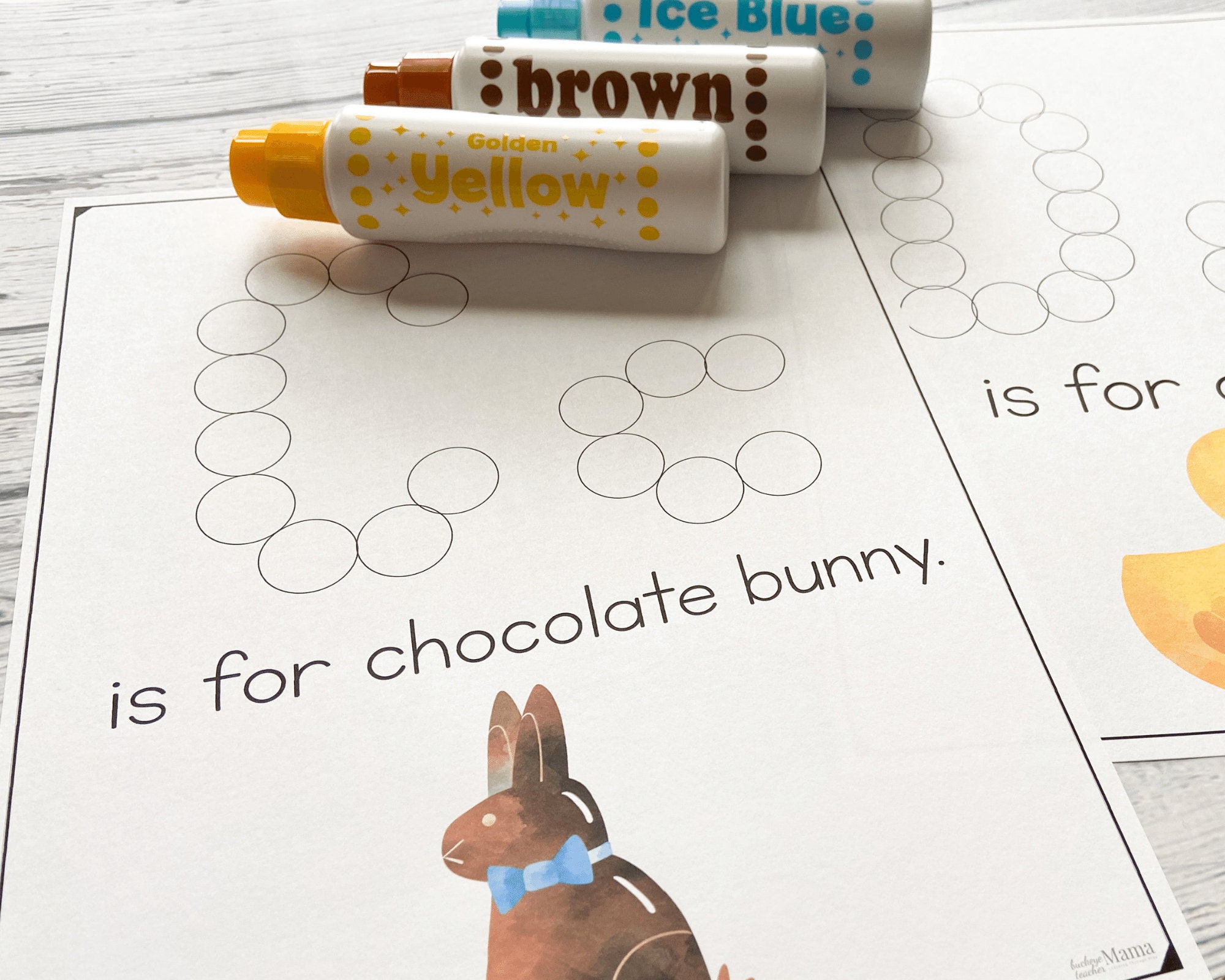 Easter Dot Marker Pages for Preschool and Kindergarten, Homeschool ...