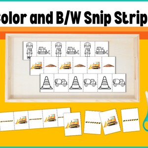 Construction Scissor Practice Activity for Preschool, Fine Motor ...