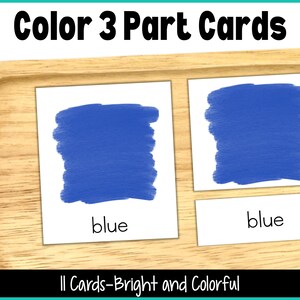 Color Flashcards for Preschool, Printable Shape Flashcards for Toddlers ...