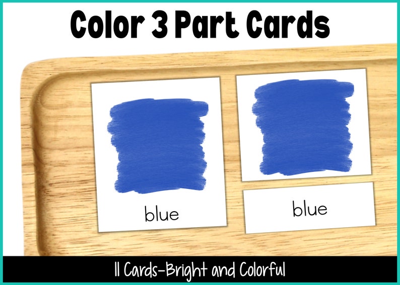 Color Flashcards for Preschool, Printable Shape Flashcards for Toddlers ...