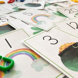 St. Patrick's Day Preschool One to One Counting Activity, St. Patrick's ...