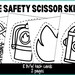 Fire Safety Cutting and Tracing Pages for Preschool, Fire Safety ...
