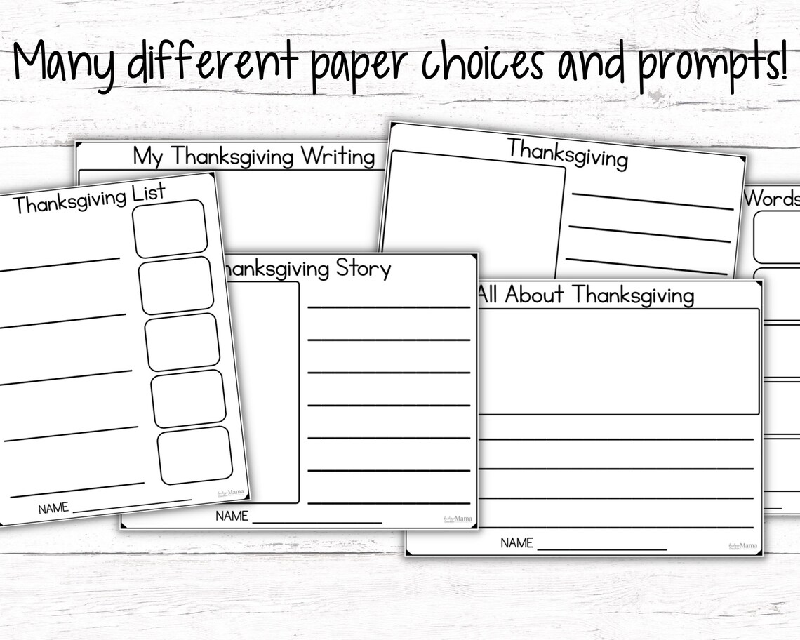 Thanksgiving Flash Cards, Flashcards for Preschool, Word Wall ...