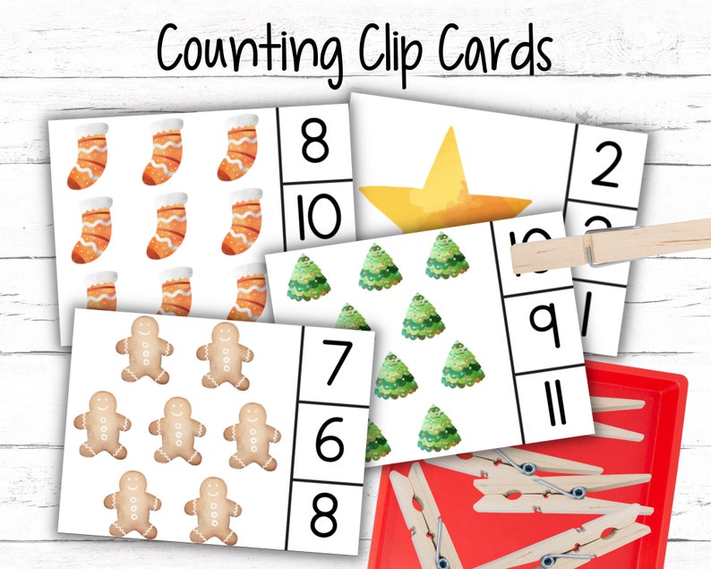 Christmas Activity Printables for Preschool, Kindergarten Printable ...