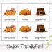 Thanksgiving 3 Part Vocabulary Cards for Montessori, Task Boxes ...