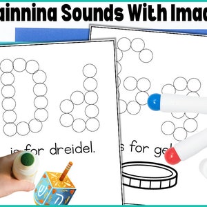 Hanukkah Dot Marker Printable, December Fine Motor Dabber Activities ...