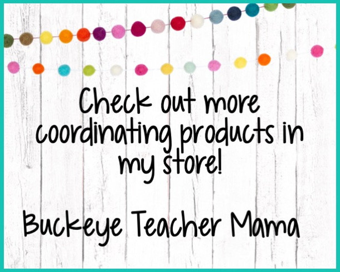 Printable Shape Posters Classroom Decor White Classic - Etsy