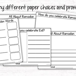 Ramadan Flashcards for Preschool, Printable Flashcards for Toddlers and ...