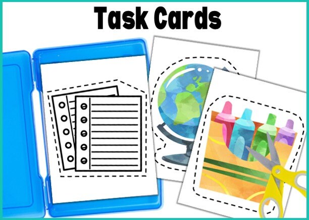 Back to School Cutting and Tracing Pages for Preschool, Printable ...