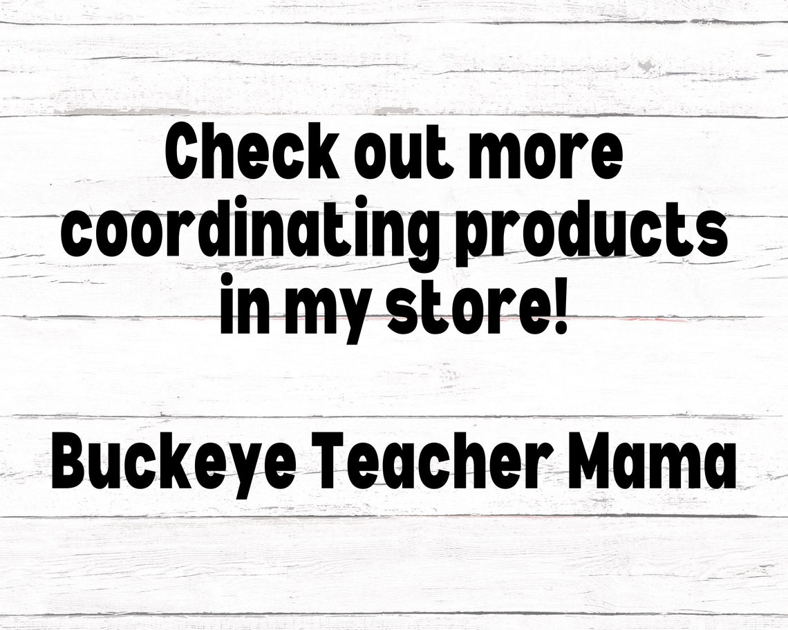 Printable Number Posters Classroom Decor Shiplap Watercolor - Etsy