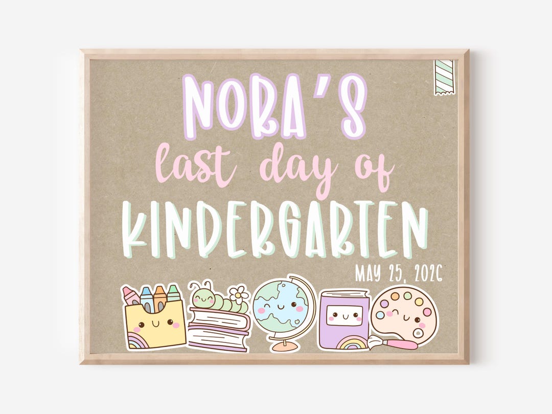 Editable School Signs, Editable Last Day of School Sign, Last Day of ...