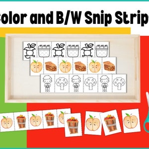 Apple Cutting and Tracing Pages for Preschool, Apple Cutting Practice ...