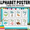 Printable Shape Posters Classroom Decor, White, Classic, Watercolor, 2D ...