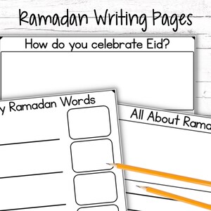 Ramadan Flashcards for Preschool, Printable Flashcards for Toddlers and ...