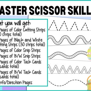 Easter Cutting and Tracing Pages for Preschool, Easter Printable ...