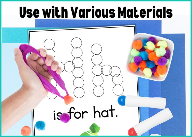 Winter Dot Marker Activities for Preschool, January Fine Motor Dabber ...