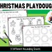 Christmas Playdough Mats for Fine Motor, Fine Motor Activity ...