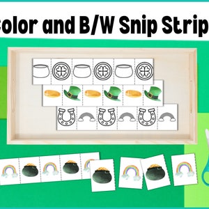 St. Patrick's Day Cutting and Tracing Pages for Preschool, Printable ...