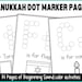 Hanukkah Dot Marker Printable, December Fine Motor Dabber Activities ...