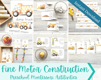 I Spy Construction Zone // I Spy Printable Game // Preschool - Etsy
