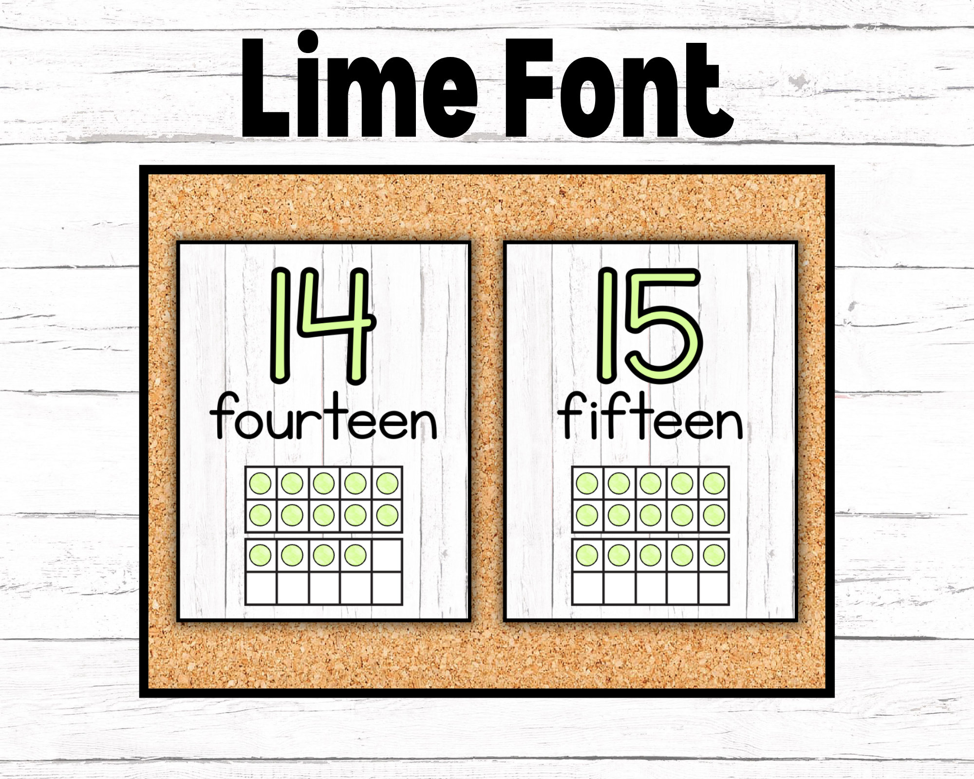Printable Number Posters Classroom Decor Shiplap Watercolor - Etsy