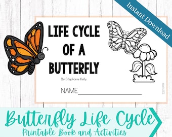 Butterfly Life Cycle - Etsy