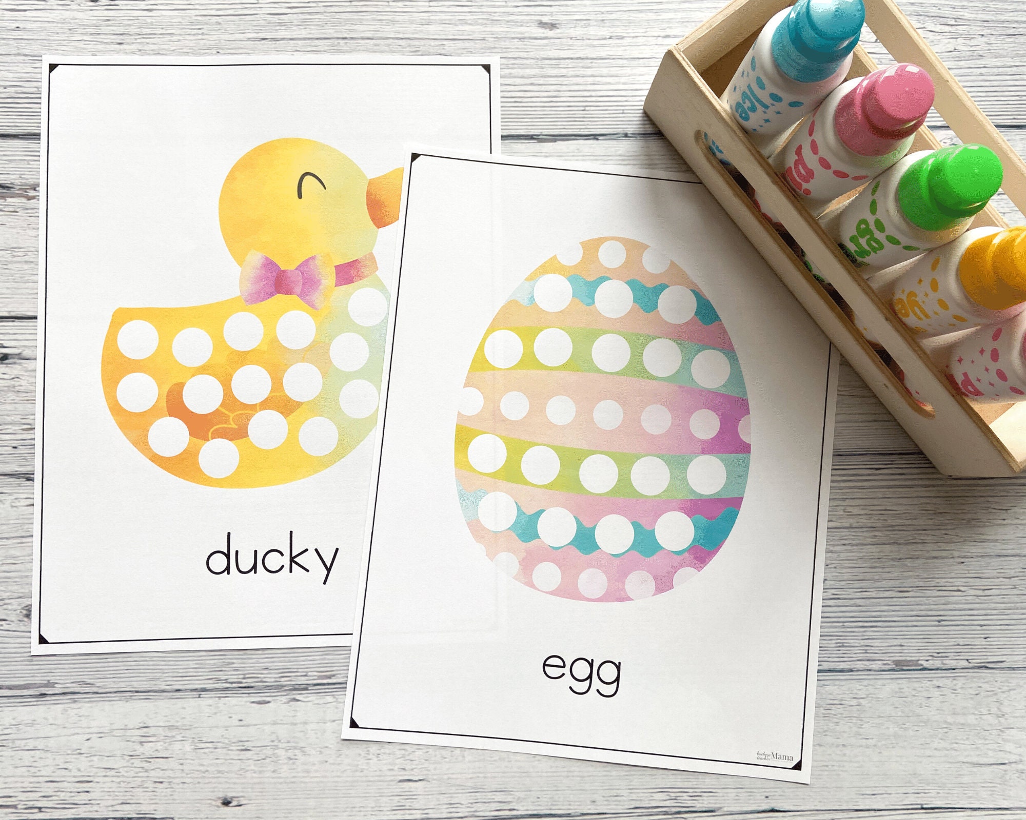 Easter Dot Marker Pages for Preschool and Kindergarten, Homeschool ...