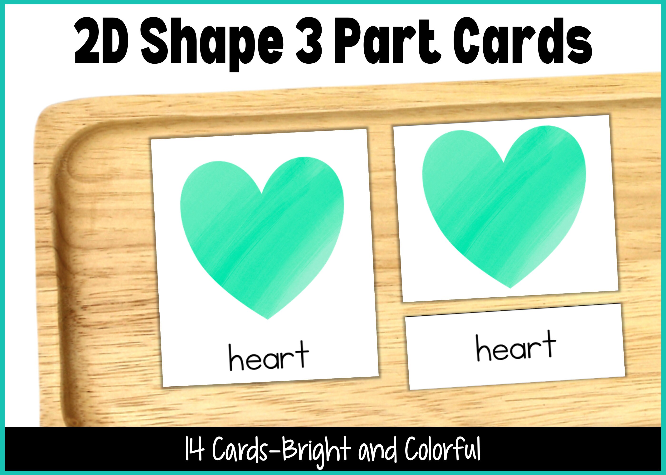 2D Shape Flashcards for Preschool, Printable Shape Flashcards for ...