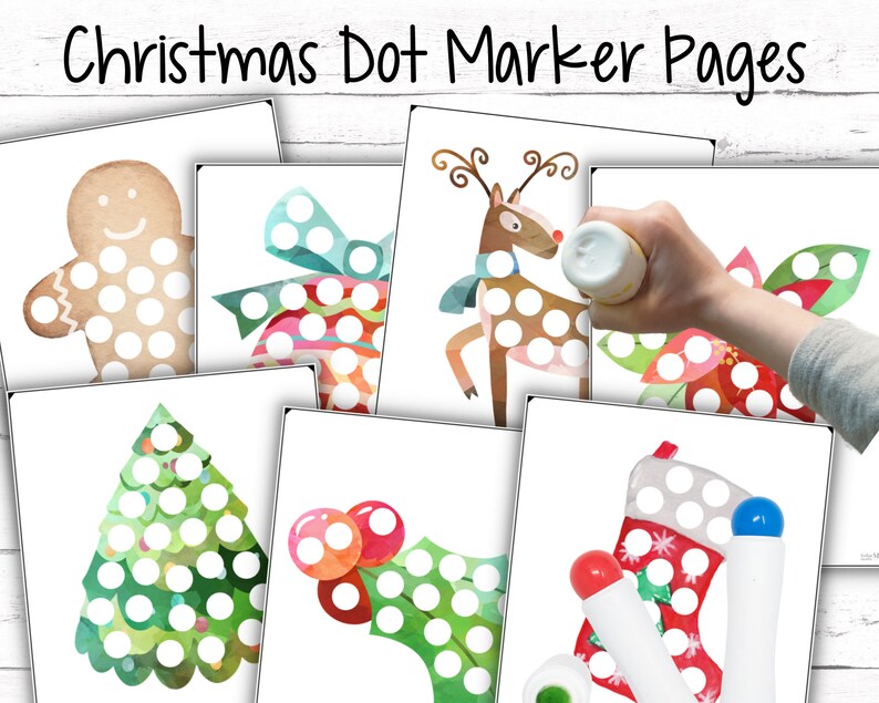 Christmas Activity Printables for Preschool, Kindergarten Printable ...