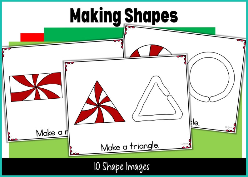 Christmas Playdough Mats for Fine Motor, Fine Motor Activity ...