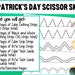 St. Patrick's Day Cutting and Tracing Pages for Preschool, Printable ...