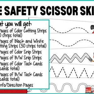 Fire Safety Cutting and Tracing Pages for Preschool, Fire Safety ...