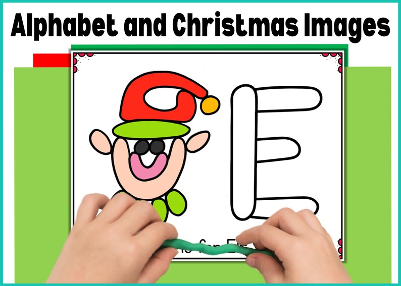 Christmas Playdough Mats for Fine Motor, Fine Motor Activity ...