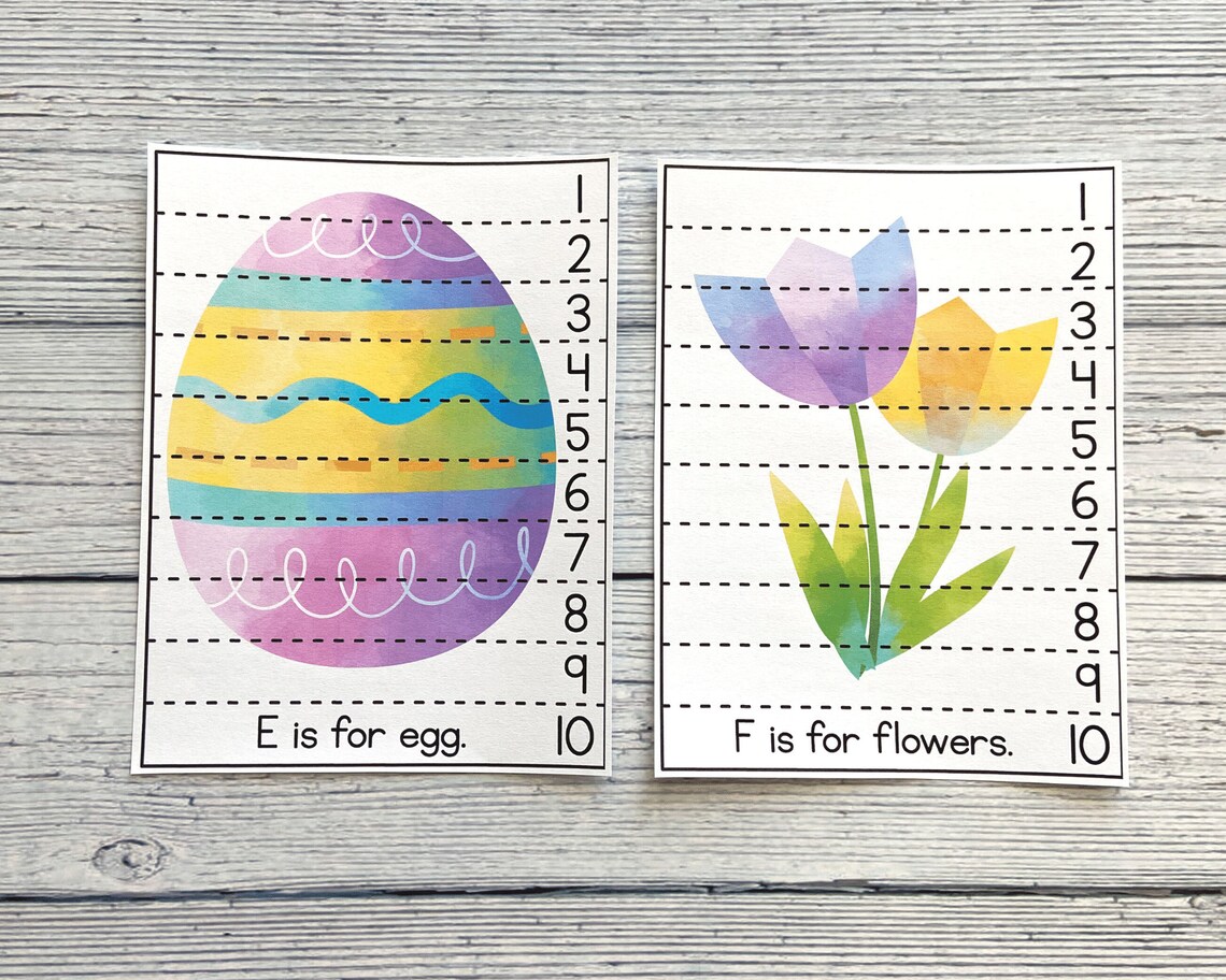 Easter Activities for Preschool Preschool Easter Bundle Montessori ...