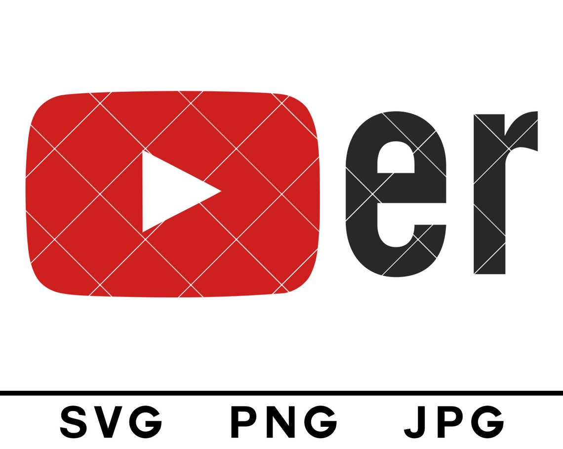 Youtube Channel Logo SVG Funny Youtuber Inspired Logo Ideal | Etsy
