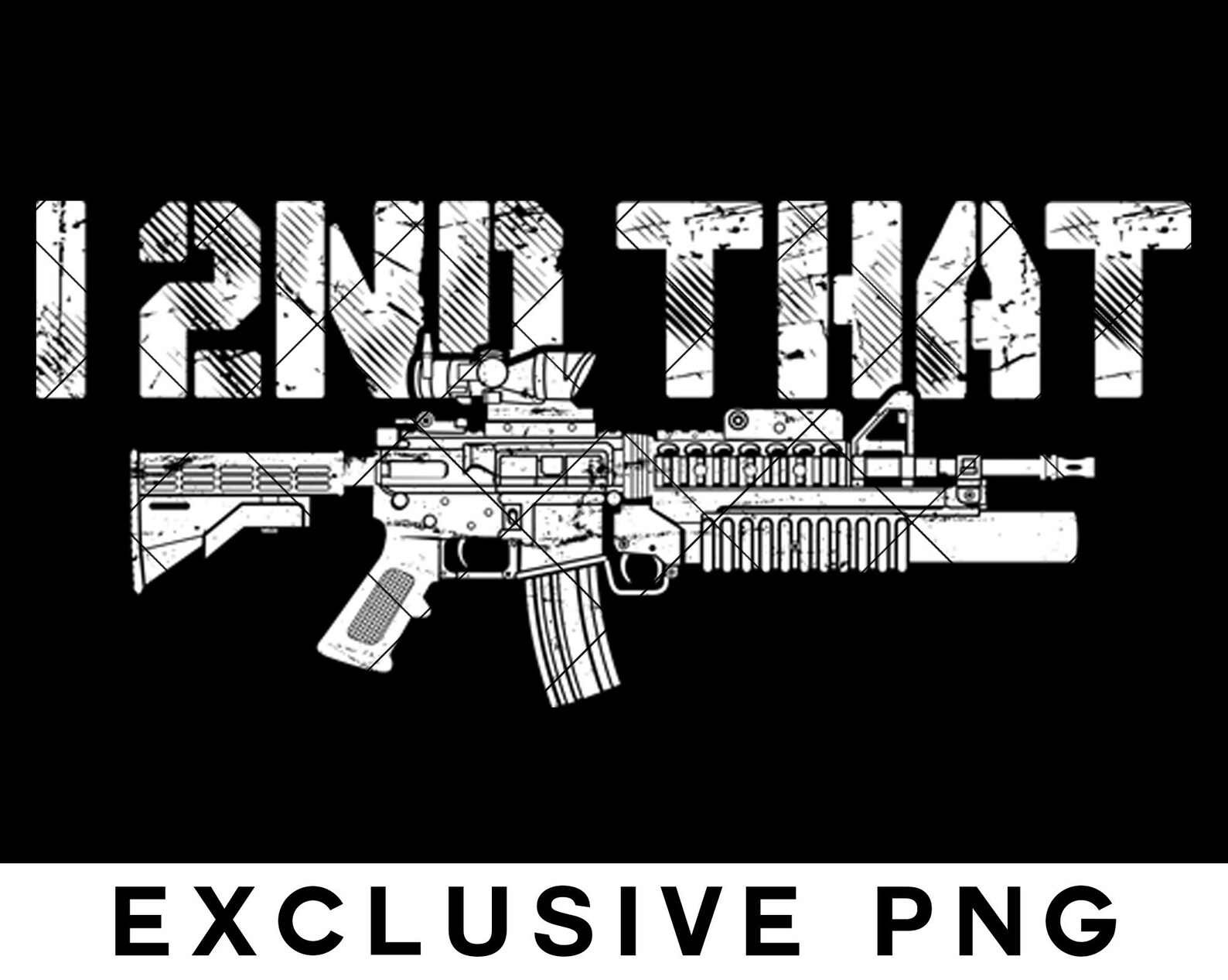 I Second That I 2nd That PNG Ar-15 Gun Control Gun Control Gun | Etsy
