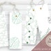 Greenery Printable Bookmarks Digital Bookmarks Bookmarks for Adults ...