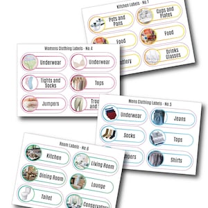 Memory Loss Labels: Dementia Stickers, Home Organization - Etsy