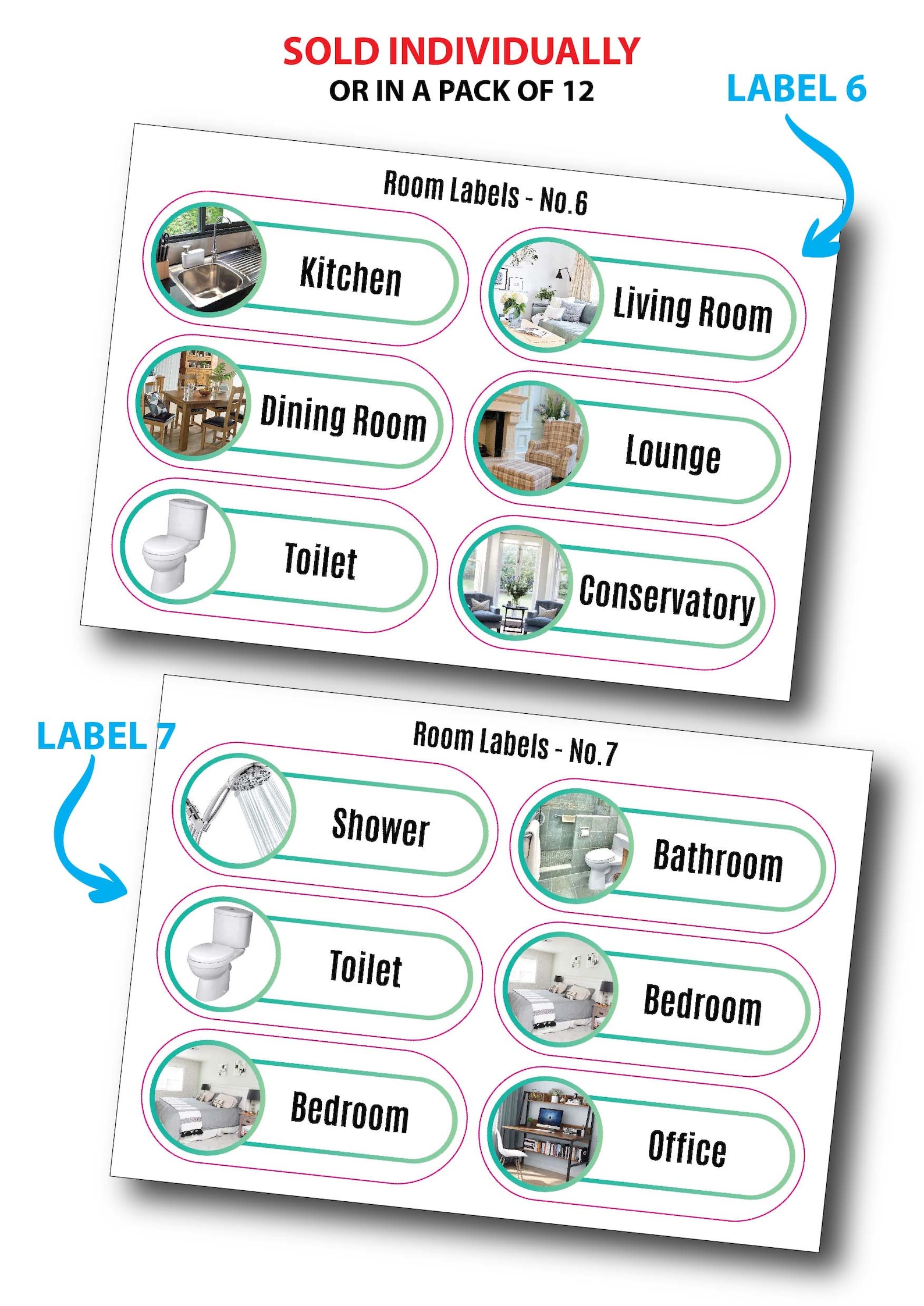 Memory Loss Labels: Dementia Stickers, Room & Cupboard Organizers - Etsy