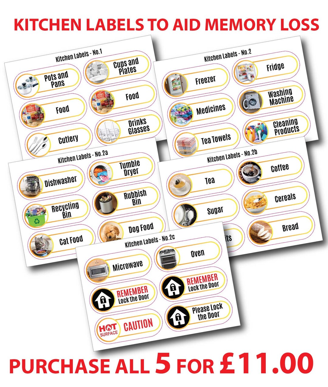 Memory Loss Labels - Dementia Stickers - Memory Loss - Stickers for ...