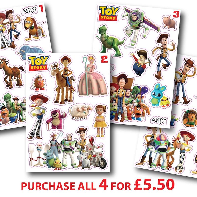 Toy Story Sticker Book - Etsy UK