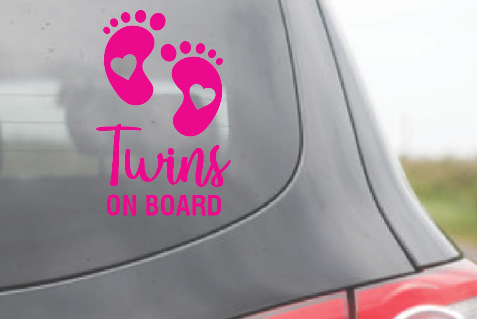Twins on Board Car Sticker Baby on Board Vinyl Stickers - Etsy UK