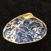 Large Indigo Shell Jewelry Holder Decoupage Shell Bridesmaid - Etsy